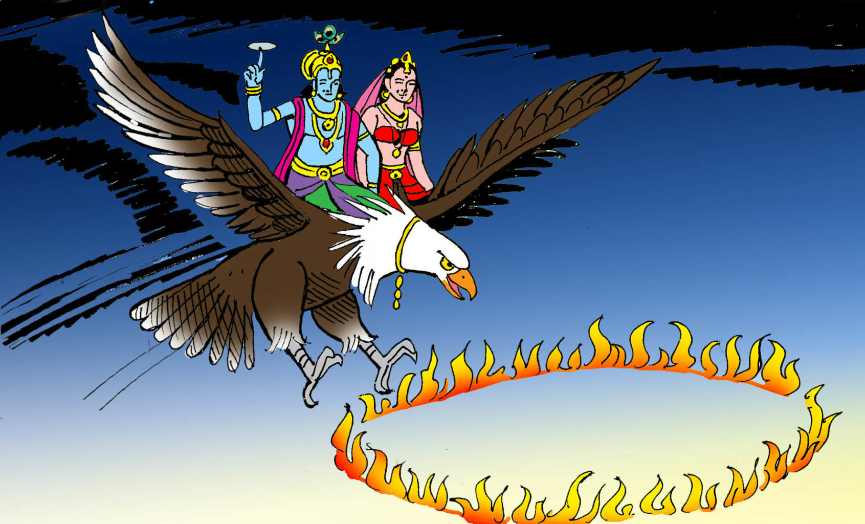 Krishna and Narakasura — A Diwali story - Katha Kids